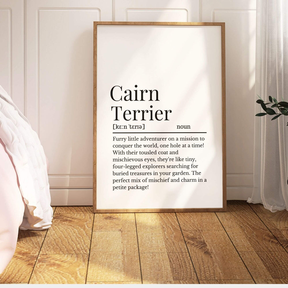 Cairn Terrier Definition Print – Definitive Prints