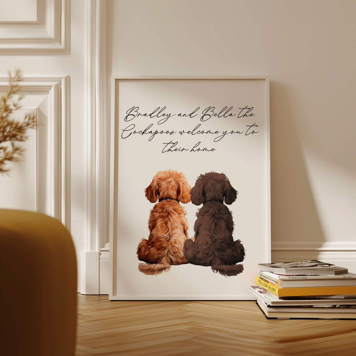 Personalisable Cockapoo Welcome Print – Definitive Prints
