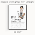 Dog Groomer Definition Print – Definitive Prints